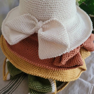 Crochet Hat Pattern Crochet Large Brim Hat Crochet Bucket - Etsy