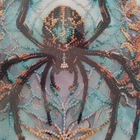 Bead Embroidery Kit on Art Canvas Cheshire Cat. Abris Art DIY Beadwork ...