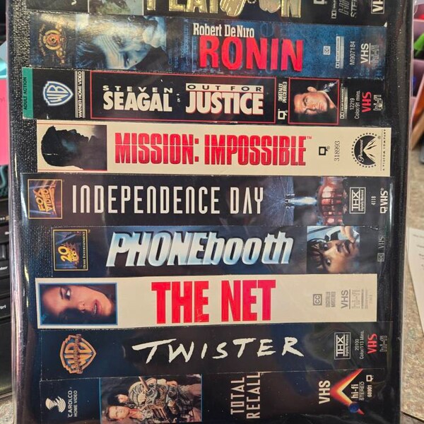 VHS Reels - Oscars Party, 80's or 90's Party Table Scatter Decorations ...