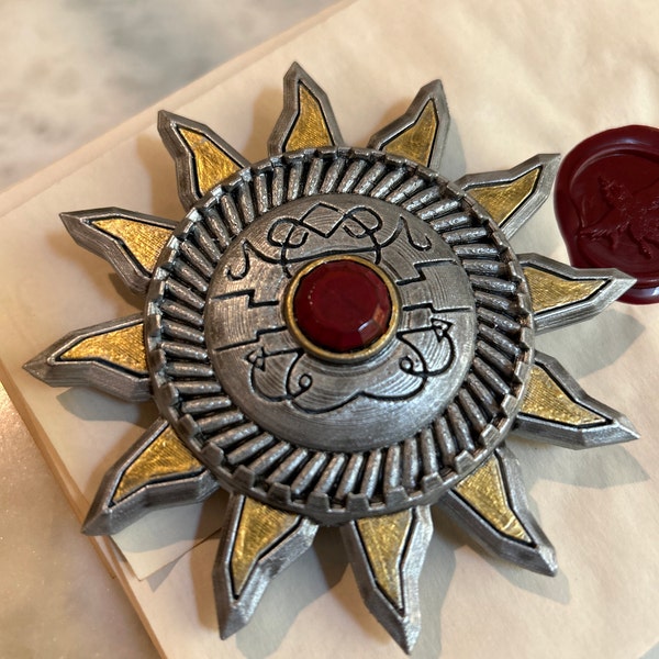 Dnd Holy Symbol of Ravenkind Amulet Emblem Necklace NO CHAIN Curse of ...