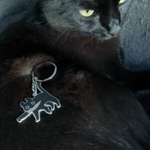 Knifecat Metal Keychain - Etsy
