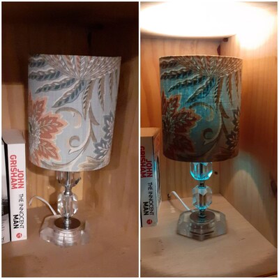Retro Lamp Shade, Blue Lampshade, Ceiling Lampshade, Lampshades Table ...