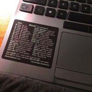 Excel (for Windows PC) Cheat Sheet Reference Guide Shortcut No-residue ...