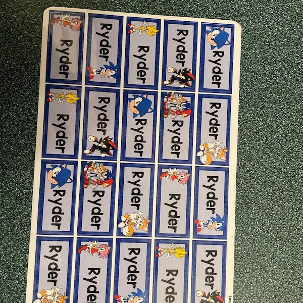 School Label Sticker Waterproof Clear Overlay School Supplies Back to ...