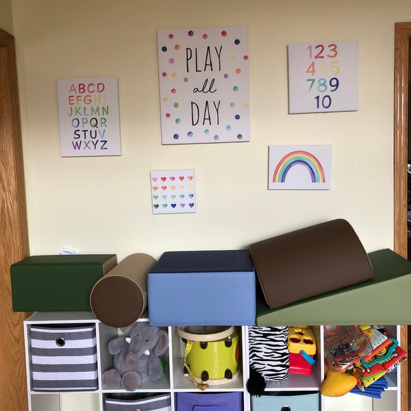 Play All Day Wall Art Set - Instant Download, Gallery Print Set ...