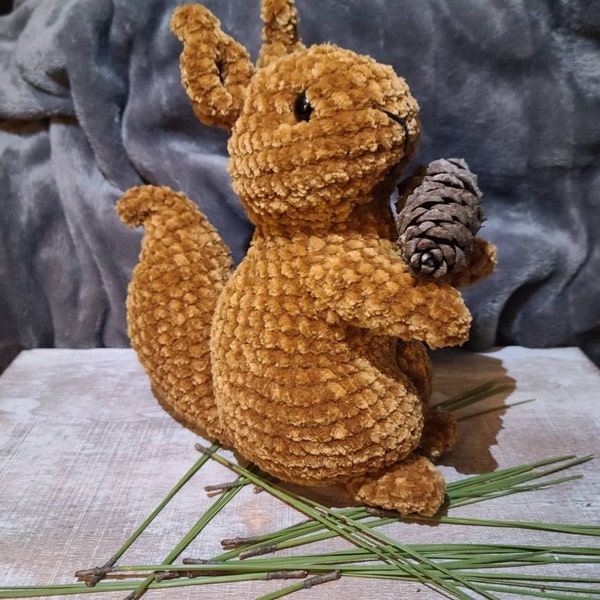 Crochet Pattern Squirrel / Crochet PATTERN Plush Toy / Amigurumi Stuff ...
