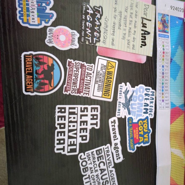 Travel Agent Stickers | Travel Agency Stickers | Funny Travel Agent ...