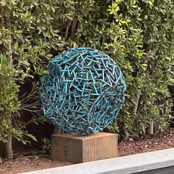 Arbor Aeternia - Kinetic Tree Sculpture - Modern Outdoor Art - Large ...