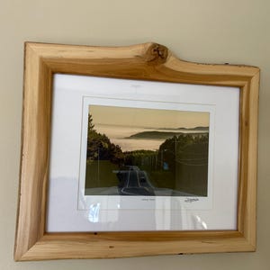 Live Edge Wood Picture Frame Rustic Decor Wall Hangings Home Decor 8x10 ...