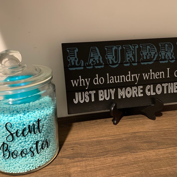 Scent Booster Label Decal / Laundry Room Decor / Scent Booster Sticker ...