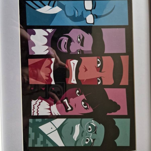 Regular Show ORIGINAL ARTWORK From Graphic Novel "wrasslesplosion" A4 ...