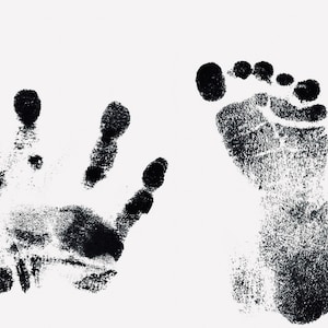 No-touch Inkless Baby Hand and Footprint Kit Painless Perfect Prints ...