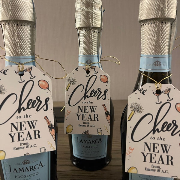 Printable New Years Eve Tag, Instant Download Cheers to the New Year ...