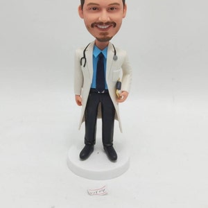 Handmade Custom Marry to Me Kiss Wedding Bobble Head Handmade Polymer ...