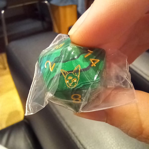 Orange Glasss D6 Dice-gemstone D6 Dice Set-d6s-6 Sided Dice-yahtzee ...