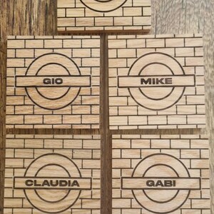 Viking Compass Coaster Vikings Ancient Design Deluxe Varnished Oak Wood ...