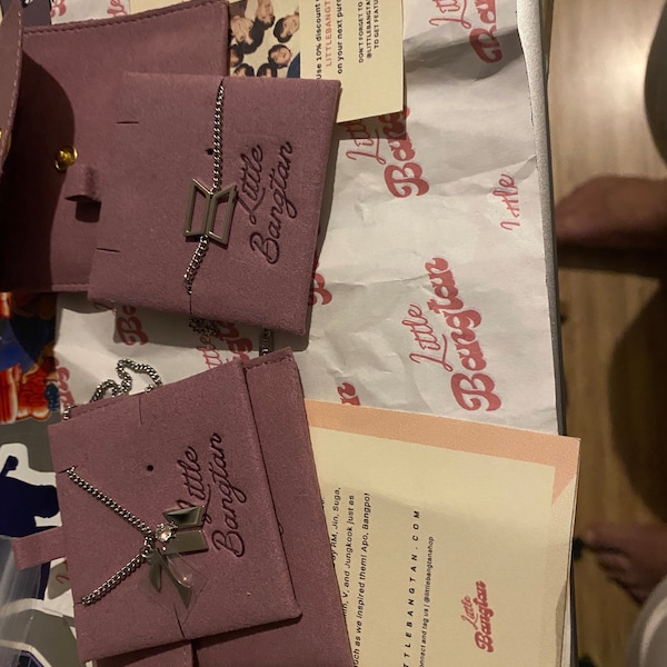 BTS OT7 Stainless Steel Necklace | Gold and Silver Jewelry - Etsy