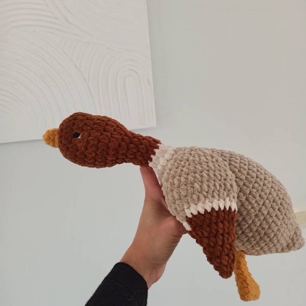 CROCHET PATTERN Goose. Wild Goose. Snuggle Toy. Amigurumi Goose ...