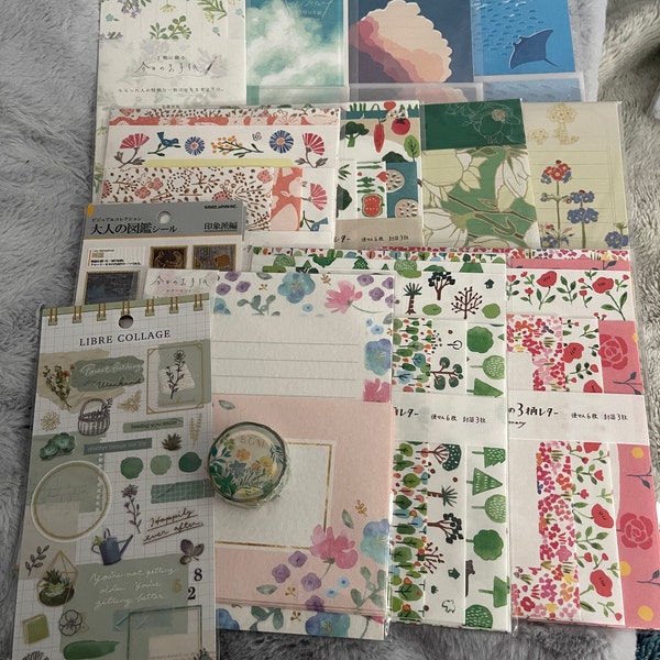 Letter Writing Set -sky Time "daytime"- / Ryu-ryu Products/ Japanese ...