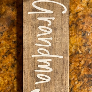Nana Wood Sign Love Nana Sign Nana Wood Block Sign Nana | Etsy