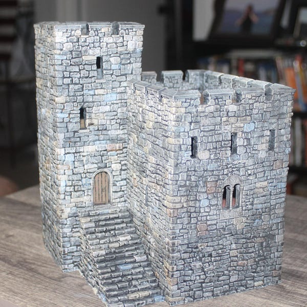 Norman Stone Fort - King and Country - Printable Scenery Terrain ...