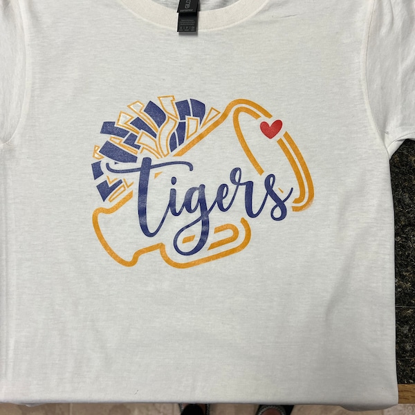 Tigers Cheer Megaphone SVG, School Team Spirit (digital Files) - Etsy