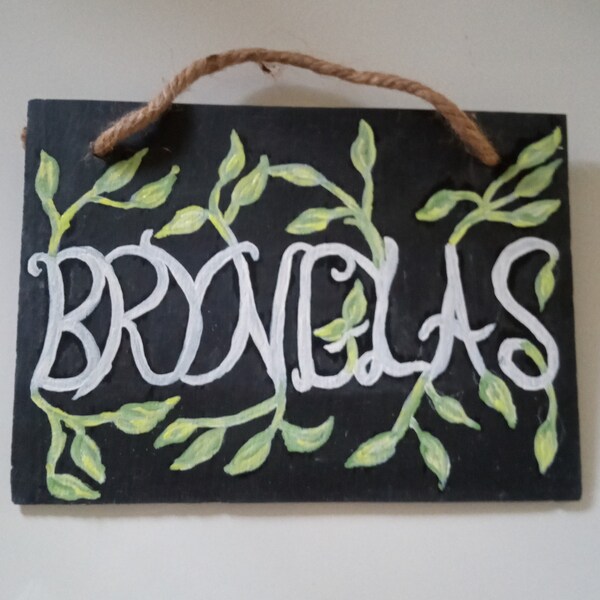 Handmade Natural Slate 3 Hanging Chalkboard Shabby Chic Weddings ...