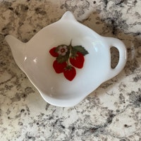 Ceramic Spoon Rest With Strawberries Cut 5 Long and 3 - Etsy Canada