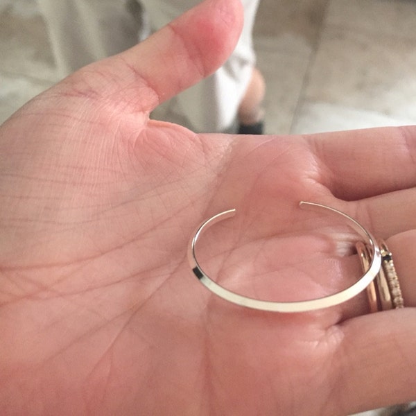 Petite Sterling Silver Baby Cuff for Newborns - Etsy