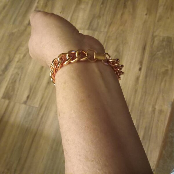 Men’s Pure Copper Cuban Link Bracelet- COPBR11 - Etsy