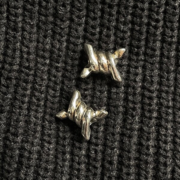 Barbed Wire Shoe Lace Charm - Etsy