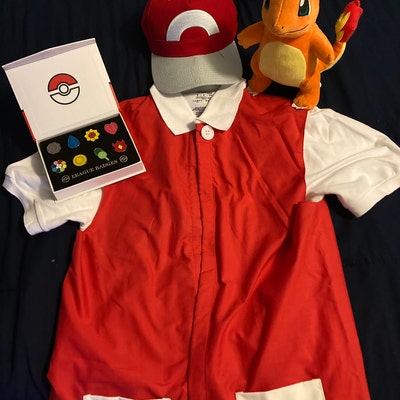 Adult /men's Pokemon Trainer RED Cosplay Costume Cosplay Jacket - Etsy