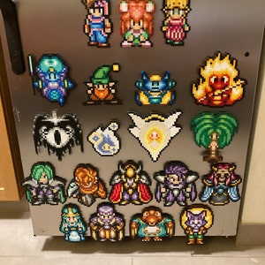 Final Fantasy IX: Perler Bead Sprites Zidane, Garnet, Vivi, Steiner ...