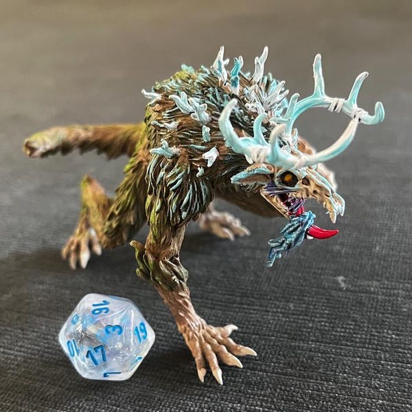 Leonin Monk Miniature- Leonin Fighter, Feline Brawler Mini for 5e ...