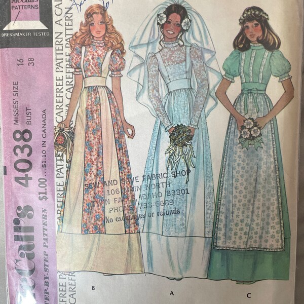 Simplicity 6337 - 70s Sleeveless Tent Dress W-square Armholes, Front ...
