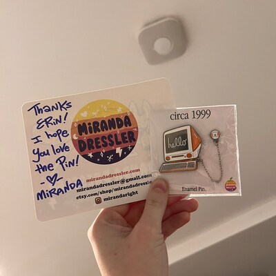 Apple Imac Pick Your Color Enamel Pin With Mouse on Chain - Etsy