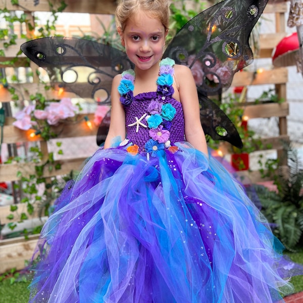 Under the Sea Mermaid Tutu Dress Mermaid Birthday Dress Ocean Themed ...