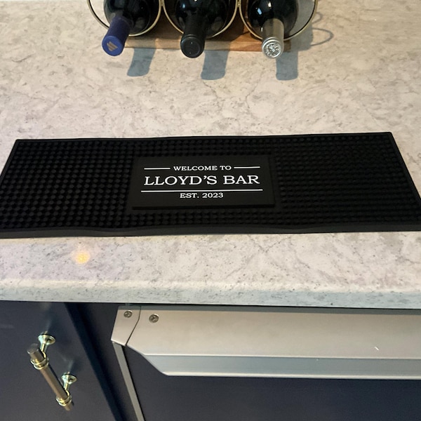 Personalized Bar Mat,bar Mats for Countertop Bar Top Mat for Bartending ...