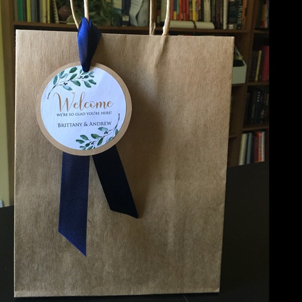 Wedding Welcome Stickers Welcome Bag Label Welcome Box Label Hotel Gift ...