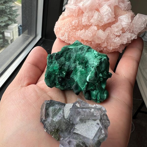 Golden Healer With Pink Phantom Lodolite Garden Quartz Crystal Free ...