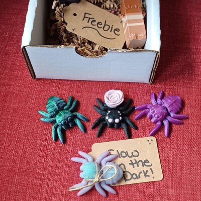 3 Pack of Spider Fidgets, 3D Printed Spiders, Articulating Spider Gift ...