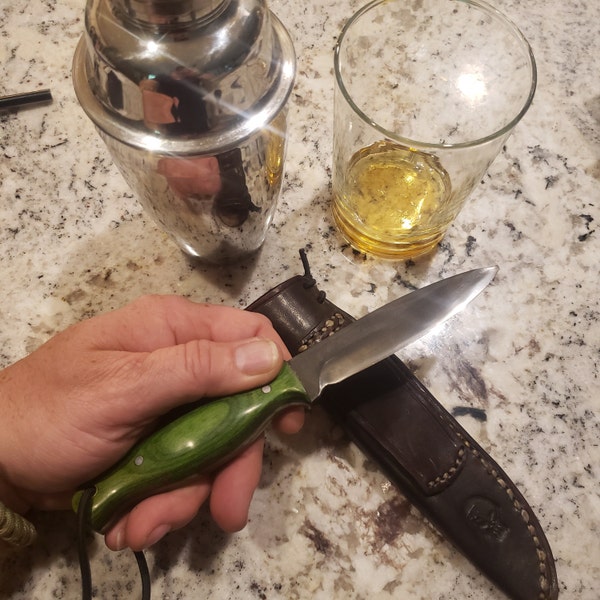 Pennsylvania Made Leuku Full Tang Quilted IPA Handle - Etsy