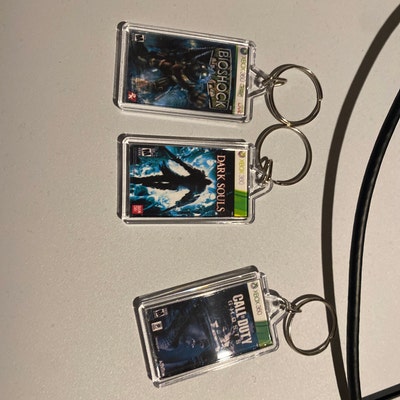 Xbox 360 Game Art Video Game Keychain Chain Hanger Pendent 2 Sided ...