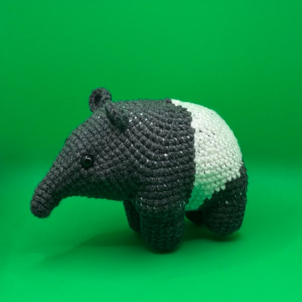 PATTERN : Chibi Malayan Tapir | Beginner Friendly | Amigurumi / Crochet ...