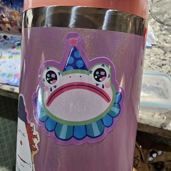 Buff Beaker Stickers | Original Vinyl Sticker Water Bottle Laptop Decal ...