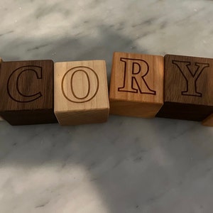 BAPTISM NAME BLOCKS Personalized Baby or Child's Christening or ...