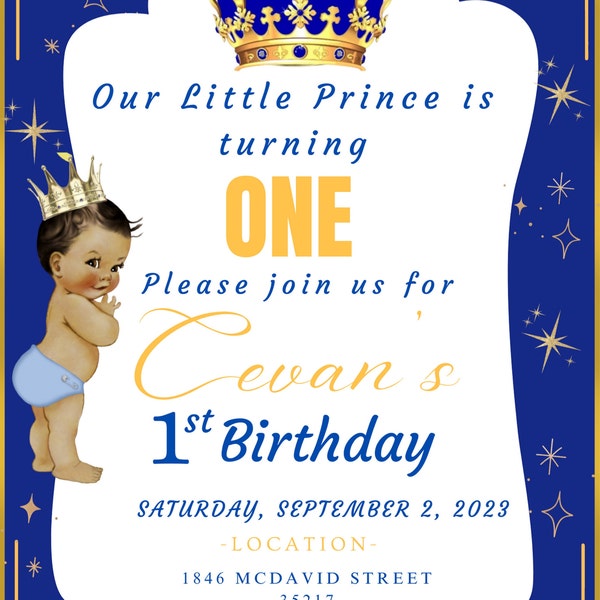 Prince Milestone Birthday Poster, EDITABLE Prince Theme First Birthday ...