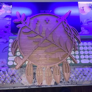 Osage Shield, Oklahoma State Flag Symbol, 2 Layer Wood Laser Cut Decor ...