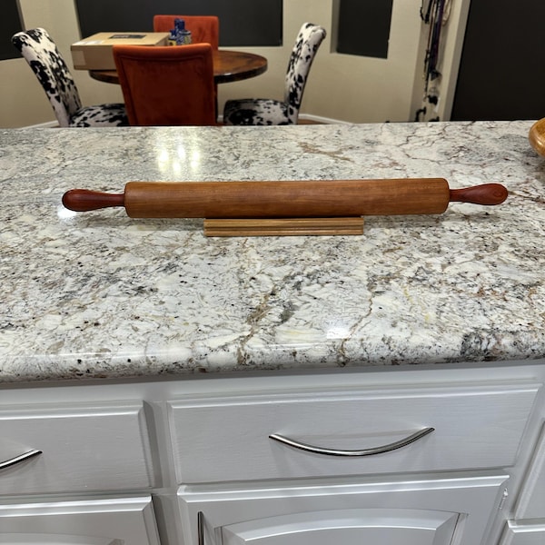 Decorative Glass Honey Dipper Jar With Hand-turned Maple Wood Lid With ...