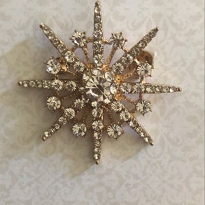 GOLD Pearl Brooch.gold Pearl Pin.rhinestone Pearl Pin.gold | Etsy